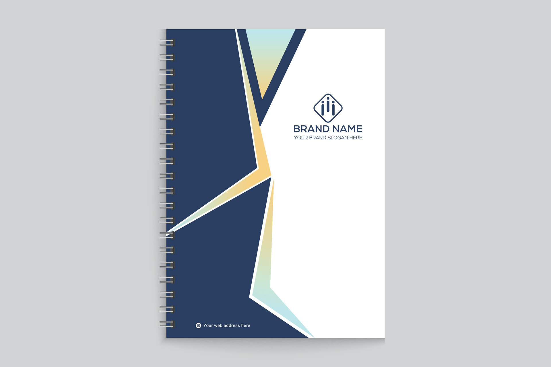 Simple notebook cover template 26326354 Vector Art at Vecteezy