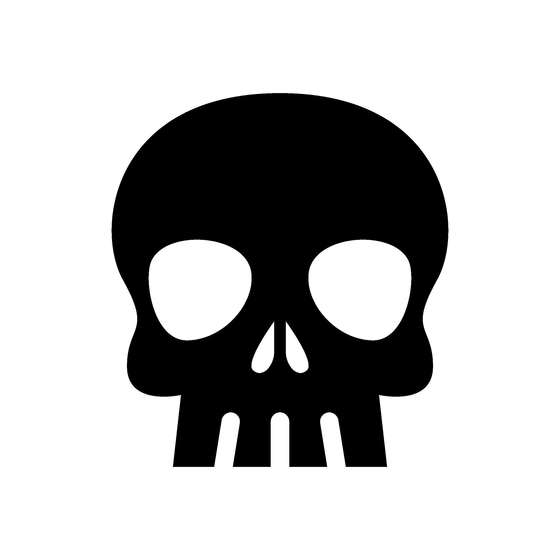 Skull Icon Vector Symbol Design Illustration 26326558 Vector Art at Vecteezy