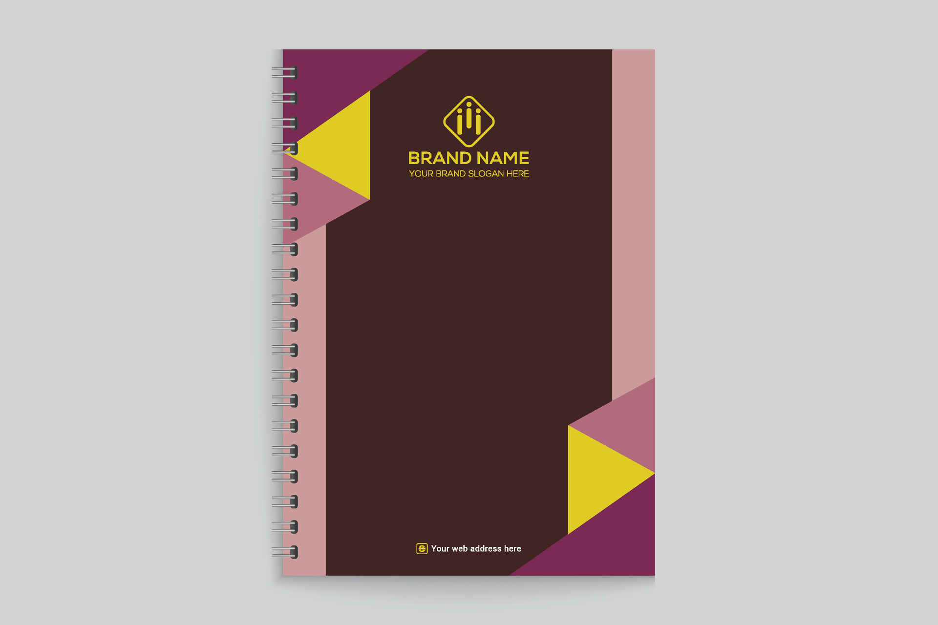 Simple notebook cover template 26326815 Vector Art at Vecteezy