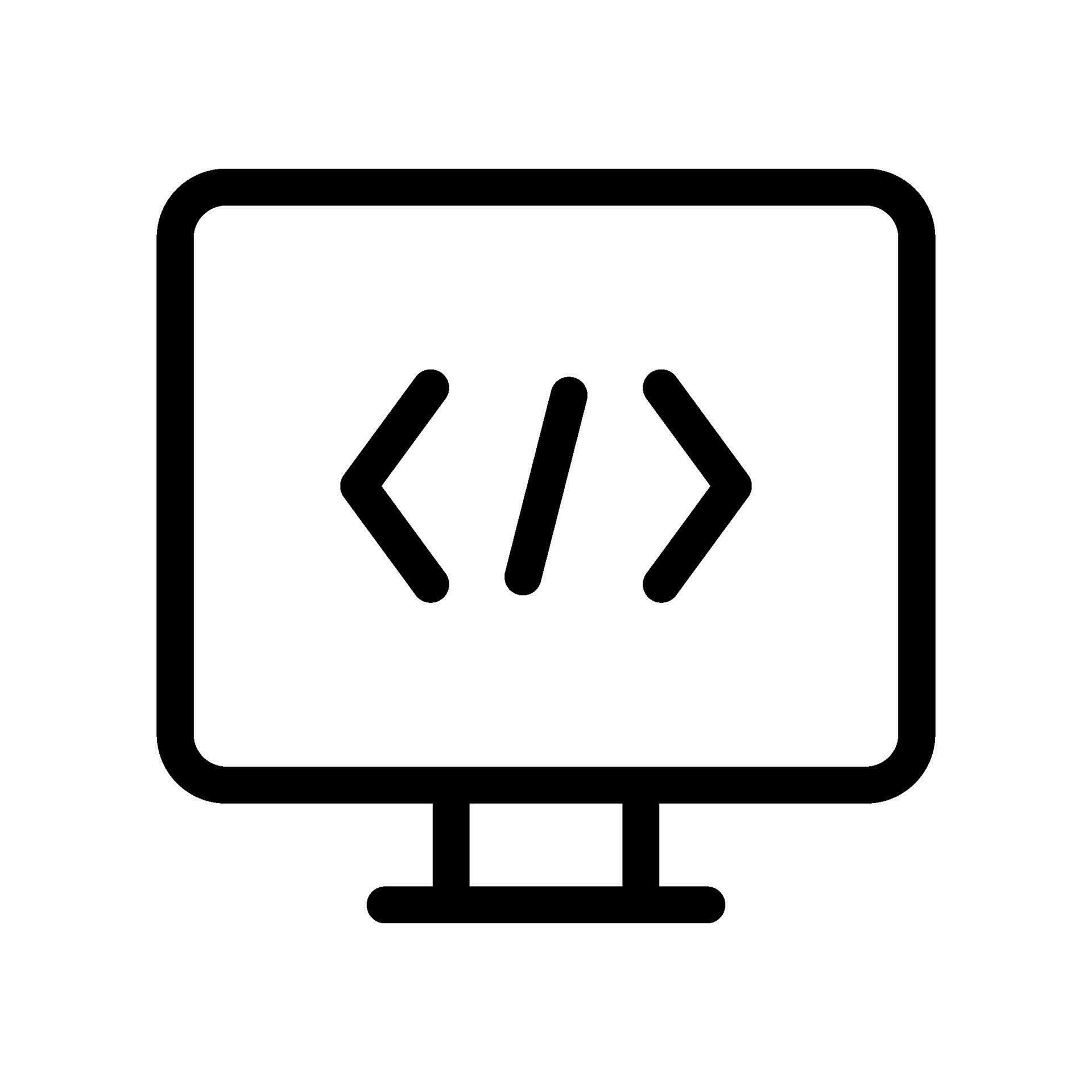 Programming Icon Vector Symbol Design Illustration 26328635 Vector Art ...