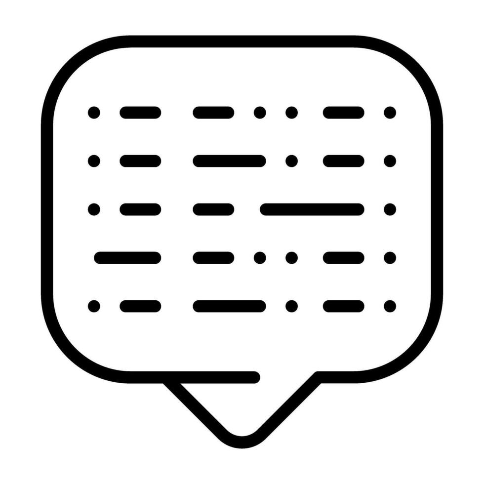 Morse Code Vector Icon 26329890 Vector Art At Vecteezy