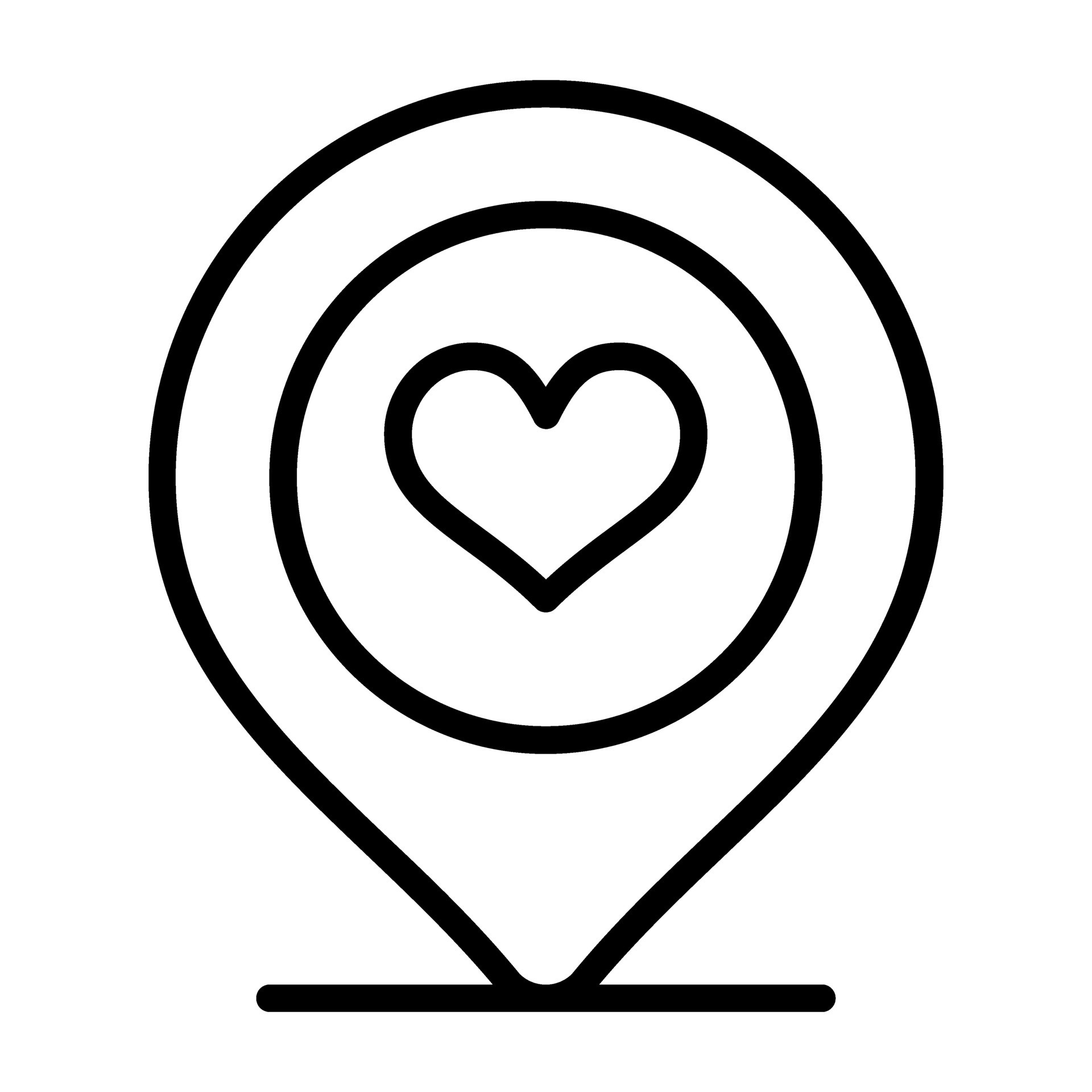 Love Pin Vector Icon 26330470 Vector Art At Vecteezy