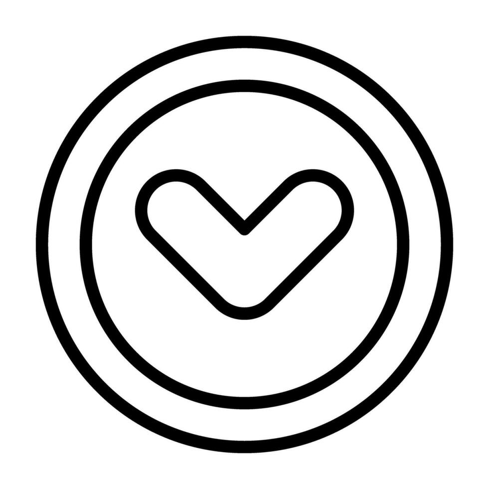 Angle Down Vector Icon 26331074 Vector Art at Vecteezy