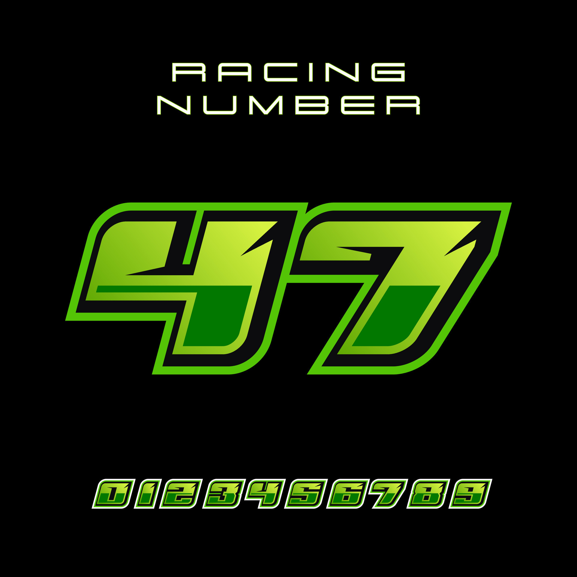 Racing Number 47 Vector Design Template 26331375 Vector Art at Vecteezy