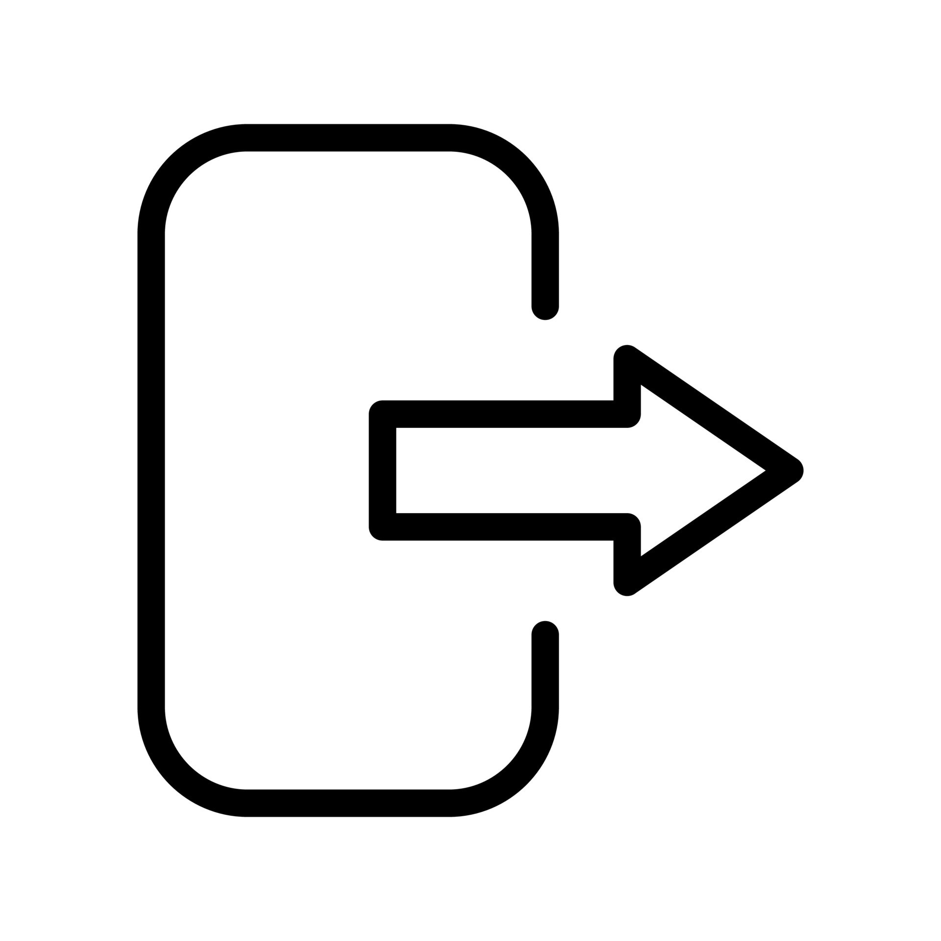 cerrar sesión icono. salida vector en de moda plano estilo. plano web móvil icono, firmar ...