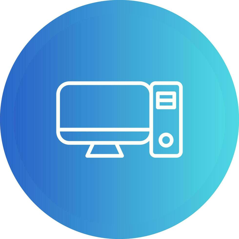 Desktop Computer Vector Icon 26341060 Vector Art at Vecteezy