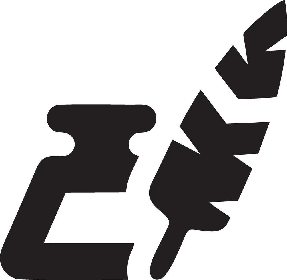 Feather icon symbol isolated vector image. Illustration of the feather ...