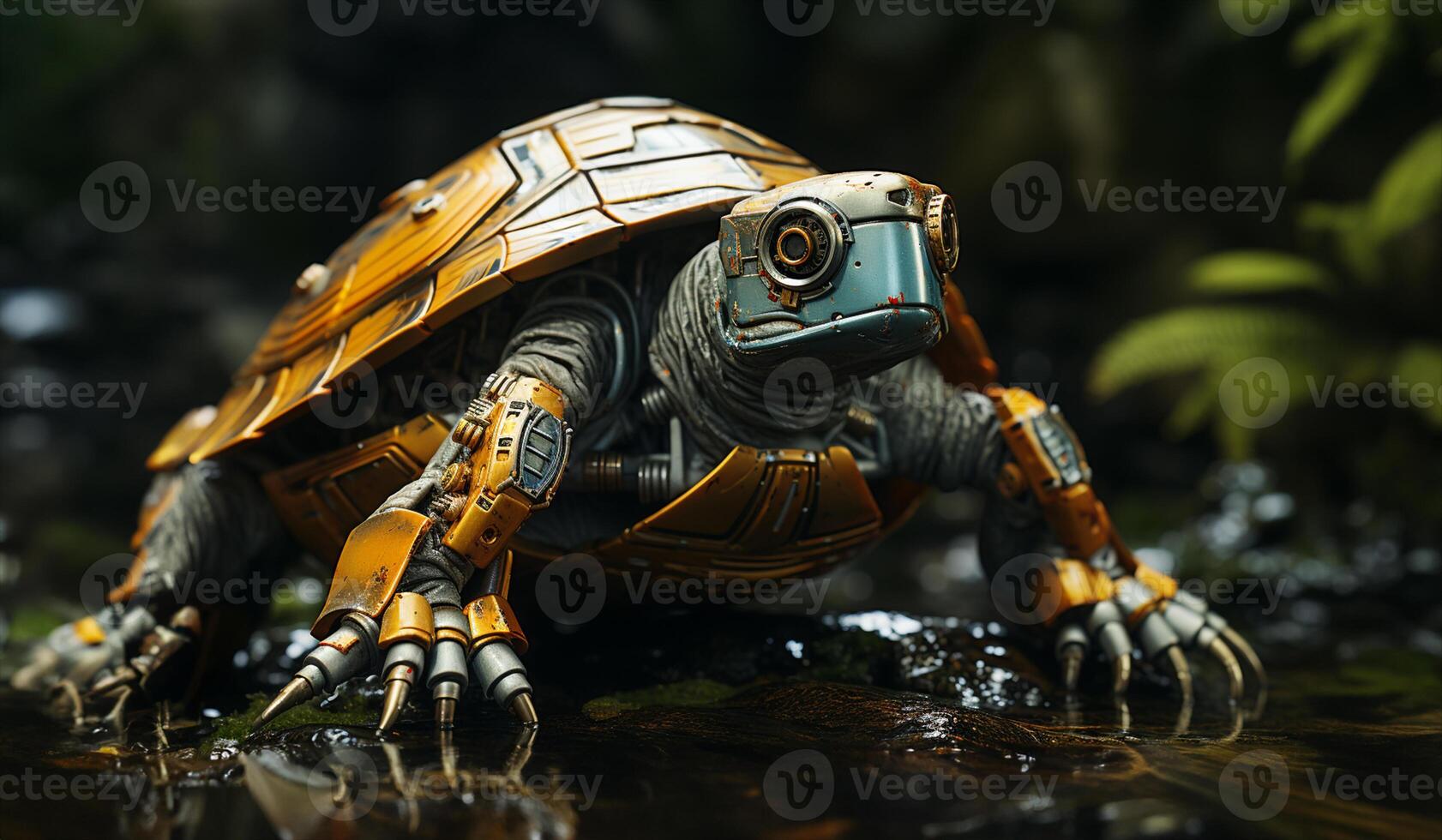 robot turtle futuristic. 26365929 Stock Photo at Vecteezy