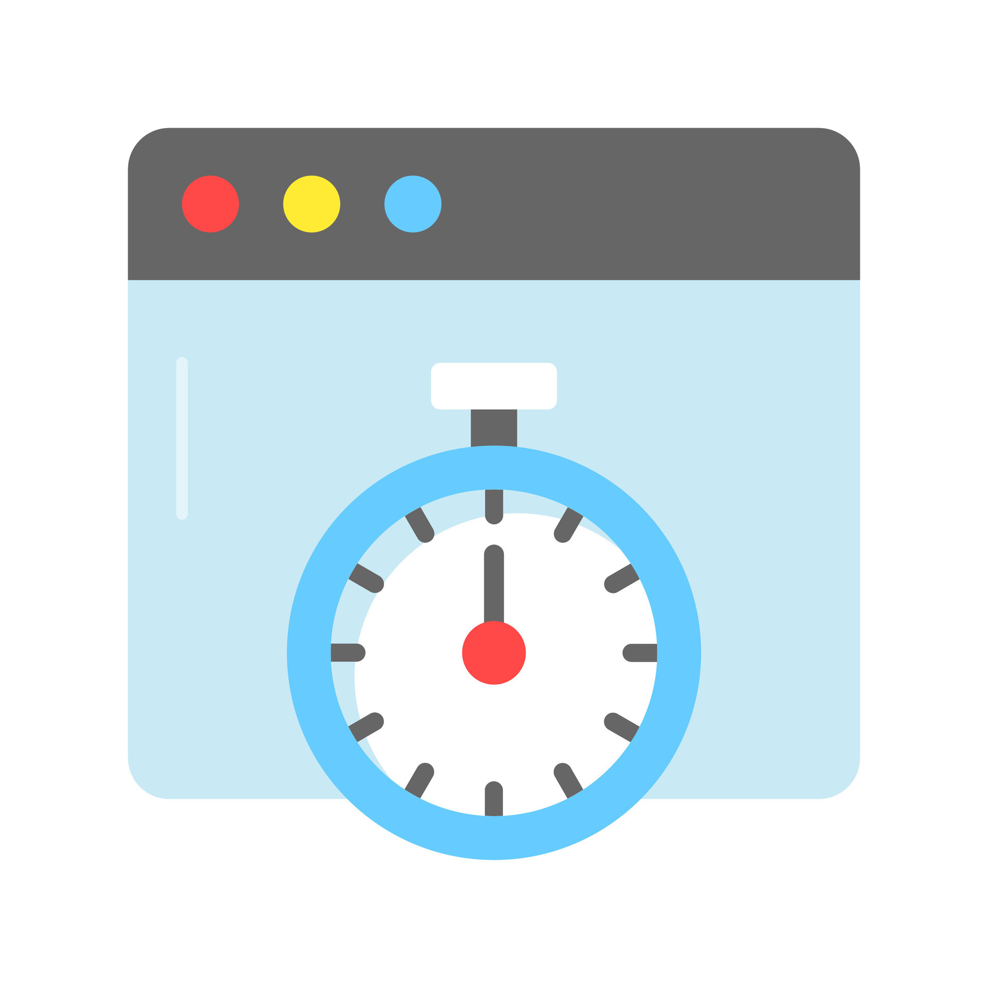 Speedometer with webpage, amazing icon of website performance 26367330 ...