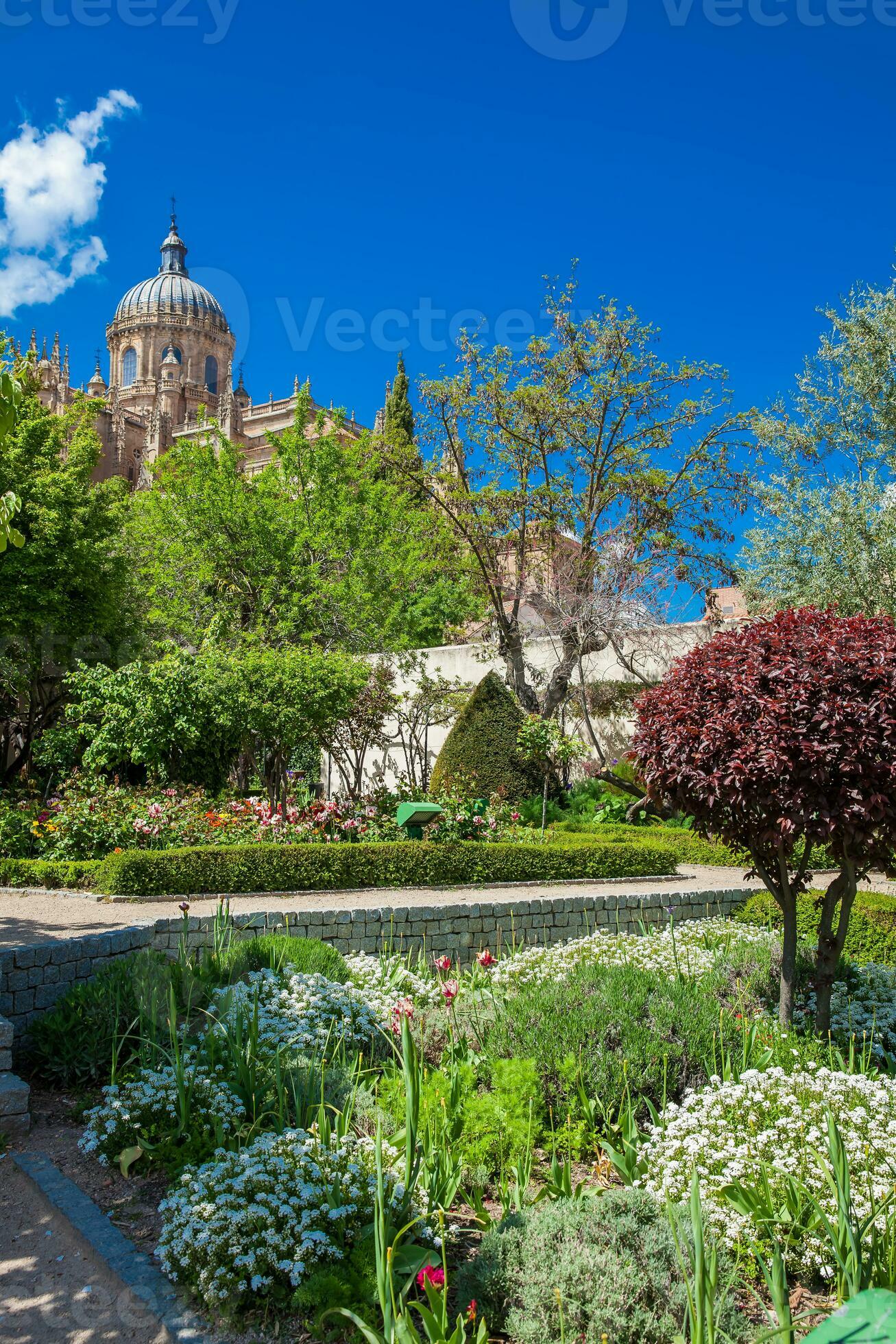 View of the Huerto de Calisto y Melibea a beautiful garden located in the old town and the ...
