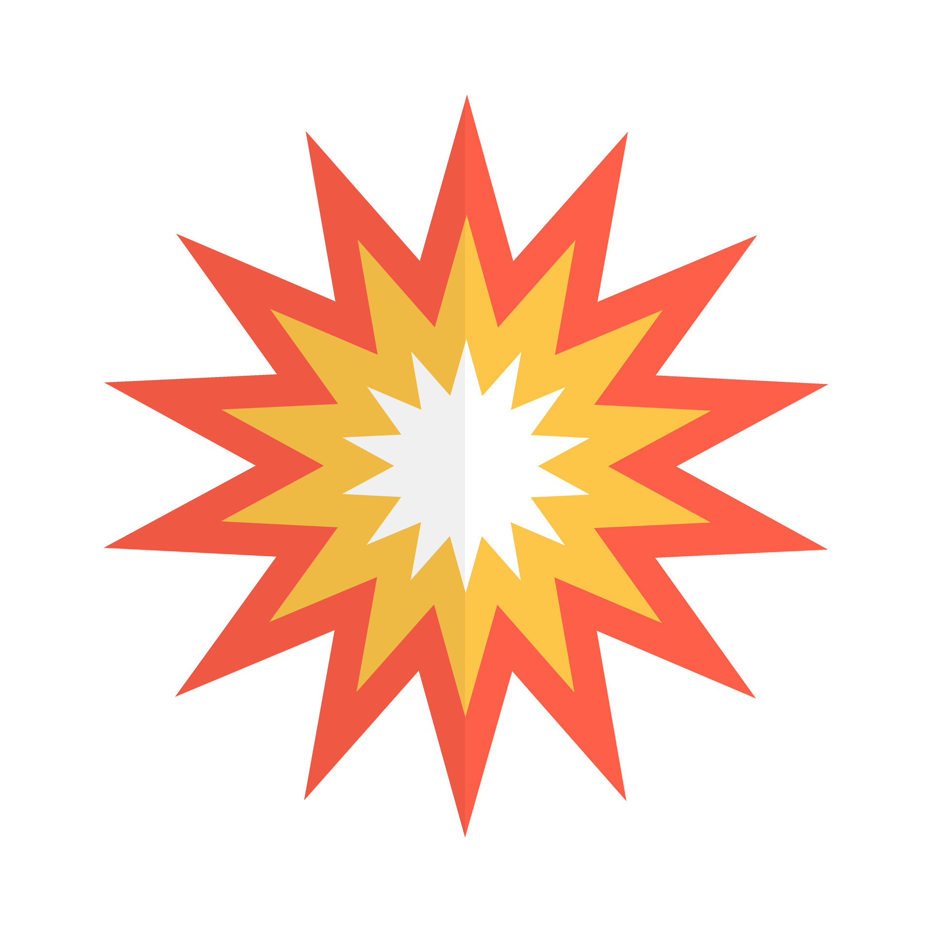 Explosion icon. Explosion impact. Bombing. Vector. 26381524 Vector Art ...