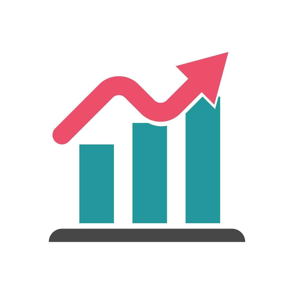 Growing bar graph icon. Uptrend. Vector. 26381580 Vector Art at Vecteezy Growing bar graph icon. Uptrend. Vector. 26381580 Vector Art at Vecteezy