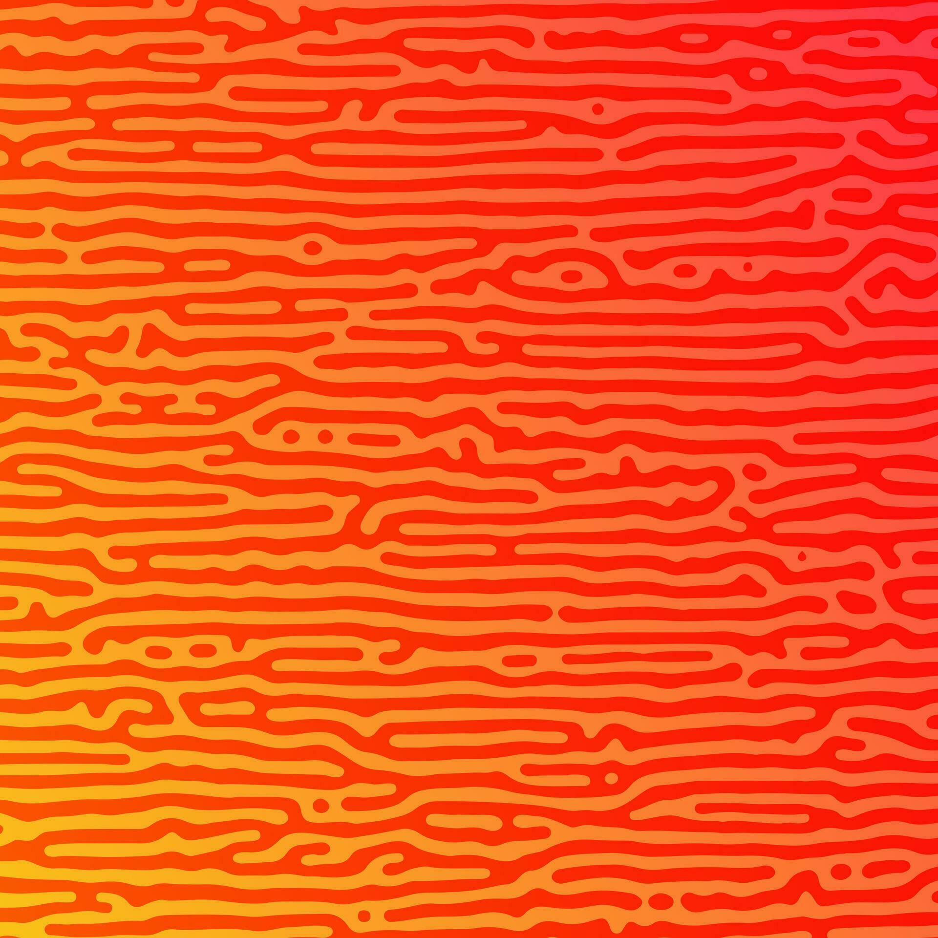 Orange Turing Reaction Gradient Background Abstract Diffusion Pattern With Chaotic Shapes