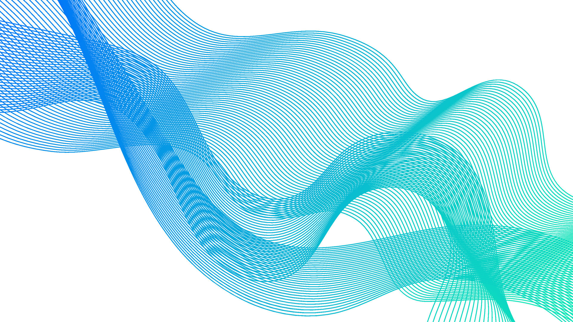 Abstract Backdrop With Colorful Wave Gradient Lines On White Background