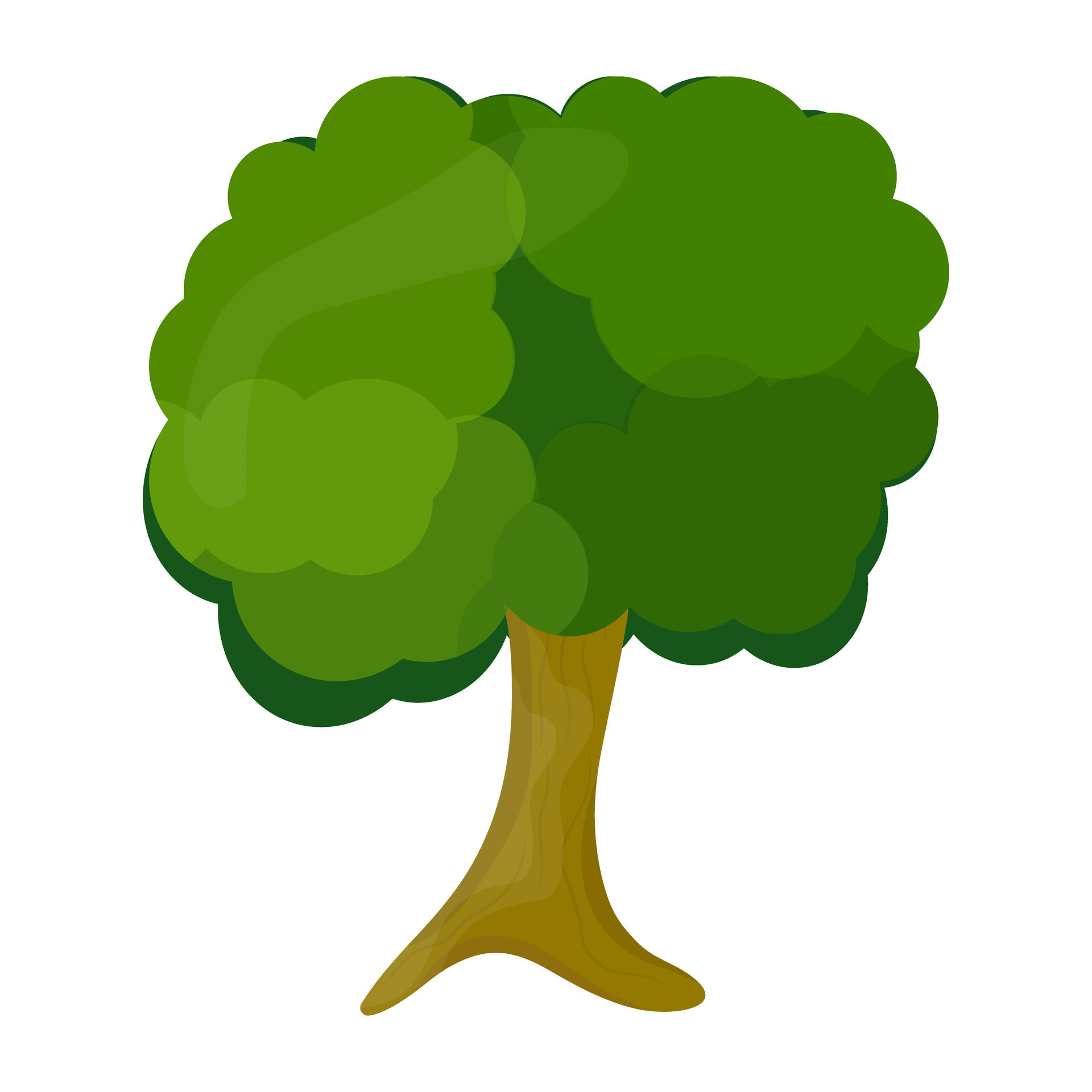 Flat tree icon 26384099 Vector Art at Vecteezy