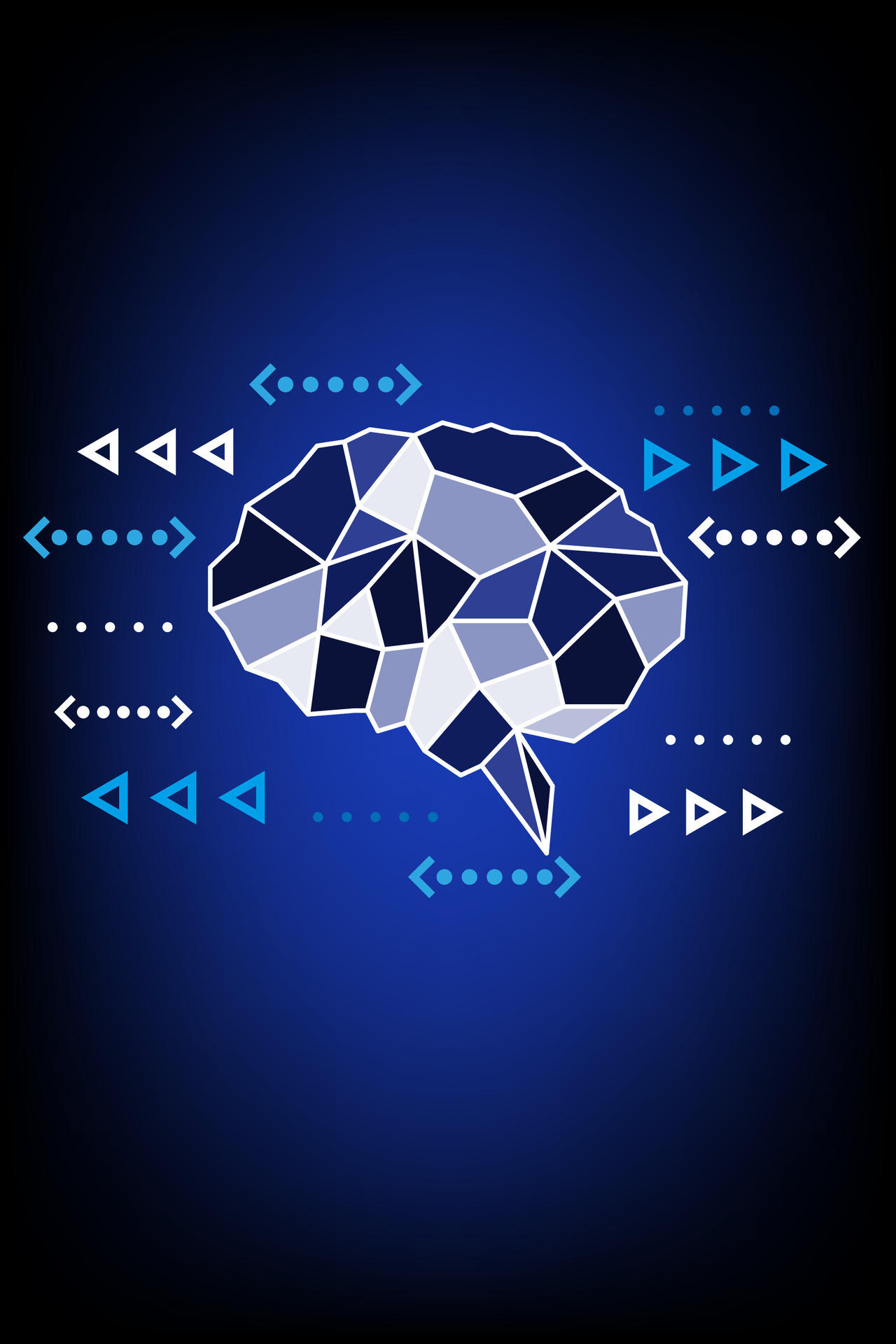 Abstract geometric technology brain design concept. 26386711 Vector Art ...