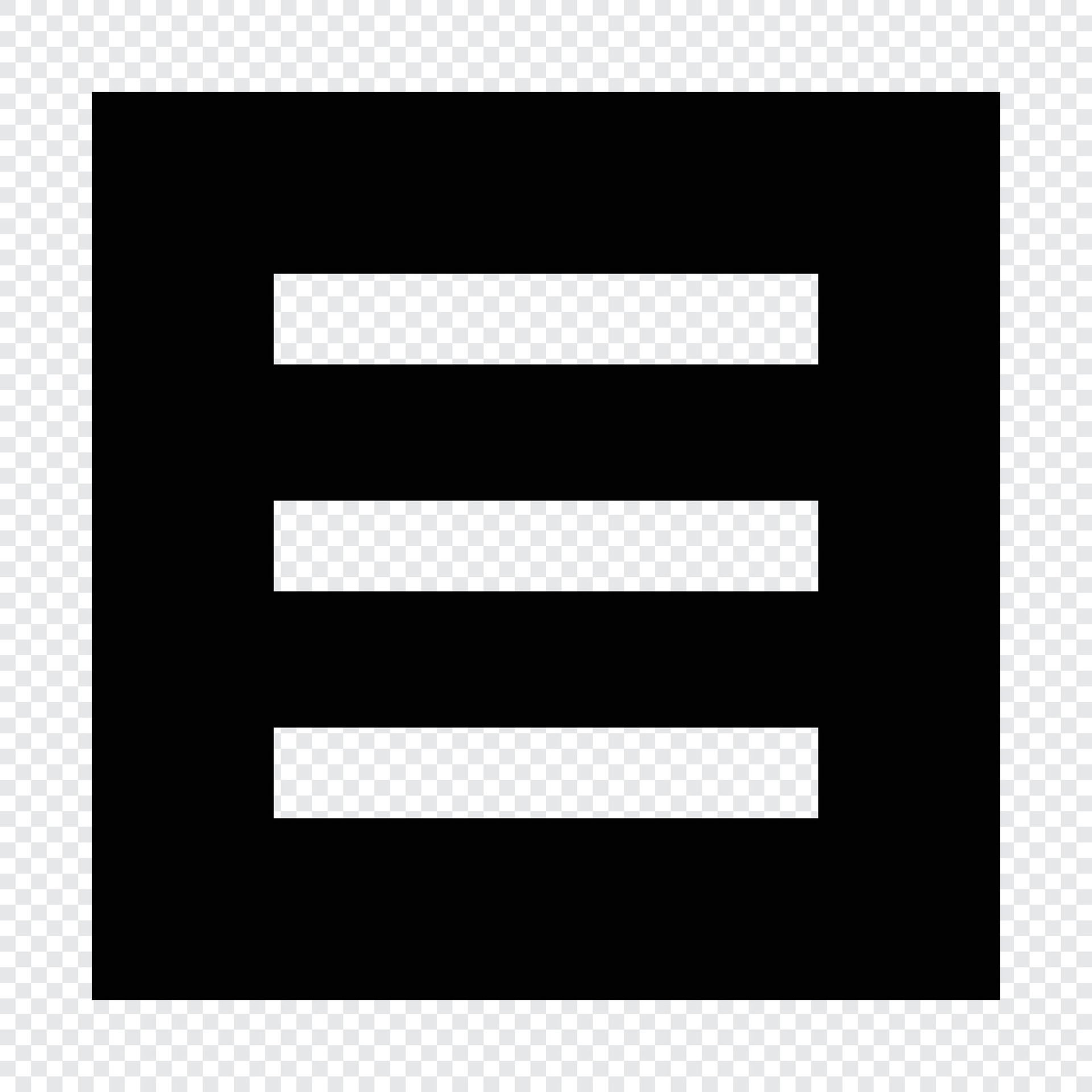 Menu icon. Suitable for website UI design 26390112 Vector Art at Vecteezy