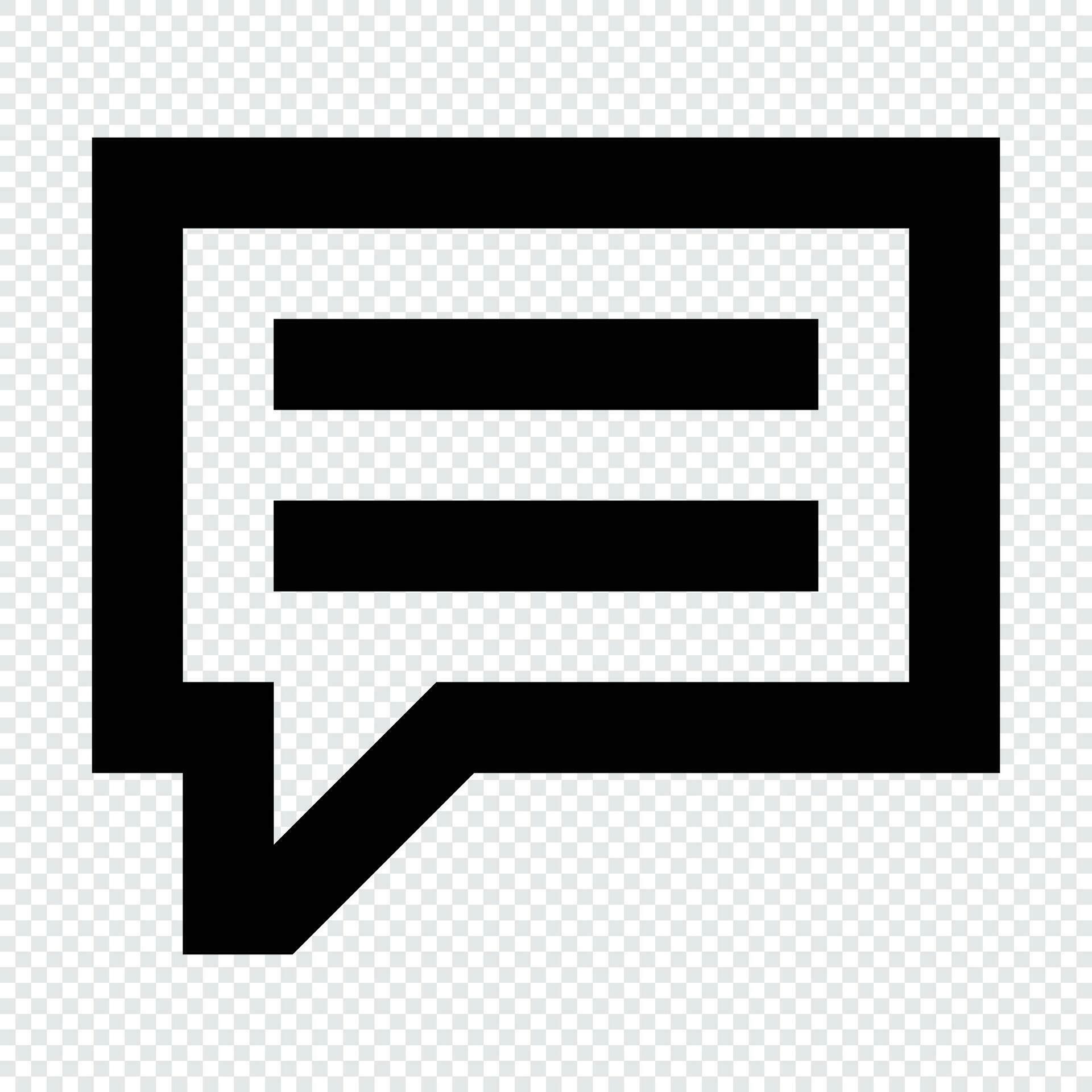Message icon. Suitable for website UI design 26390161 Vector Art at ...