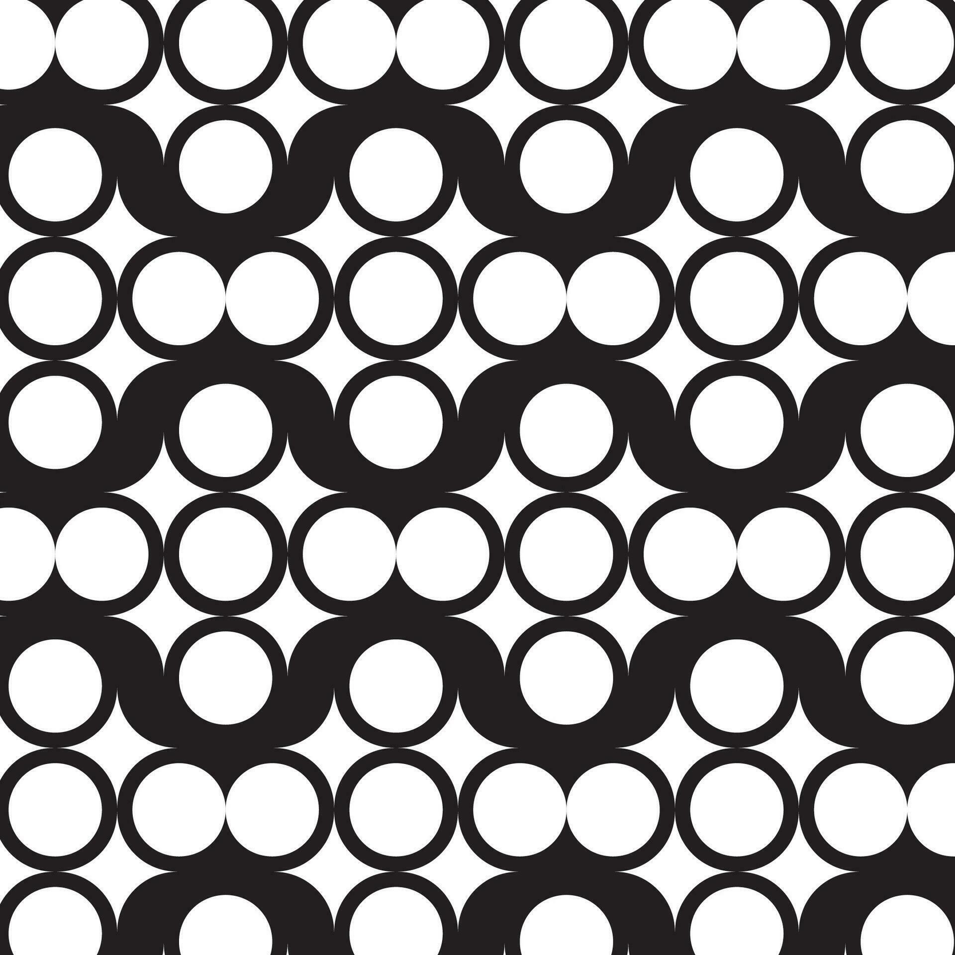 Polka Dot Pattern Seamless Texture Abstract Background Modern Design Black And Circle Vector