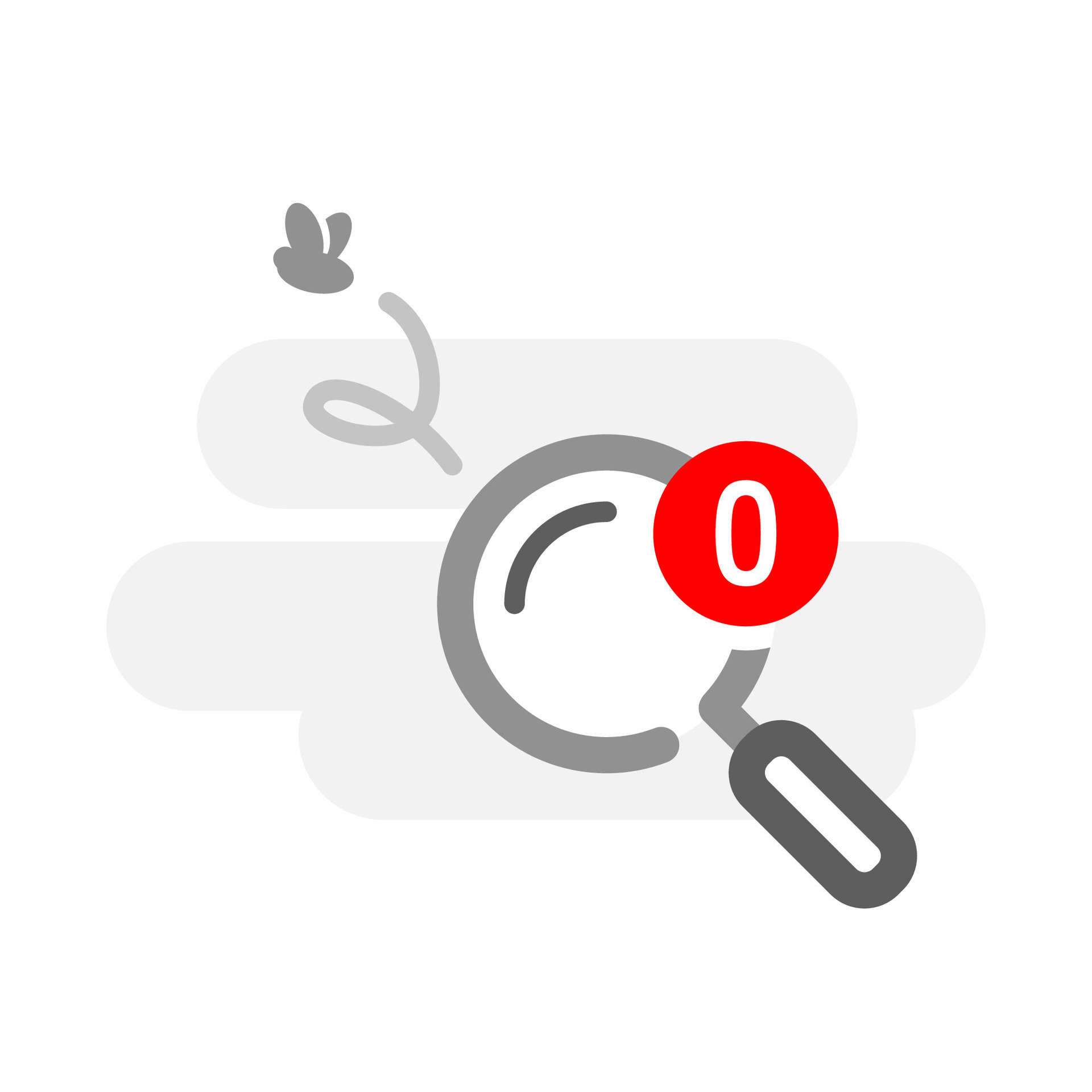 buscar ningún resultado, concepto no encontrado ilustración diseño plano vector eps10. elemento ...