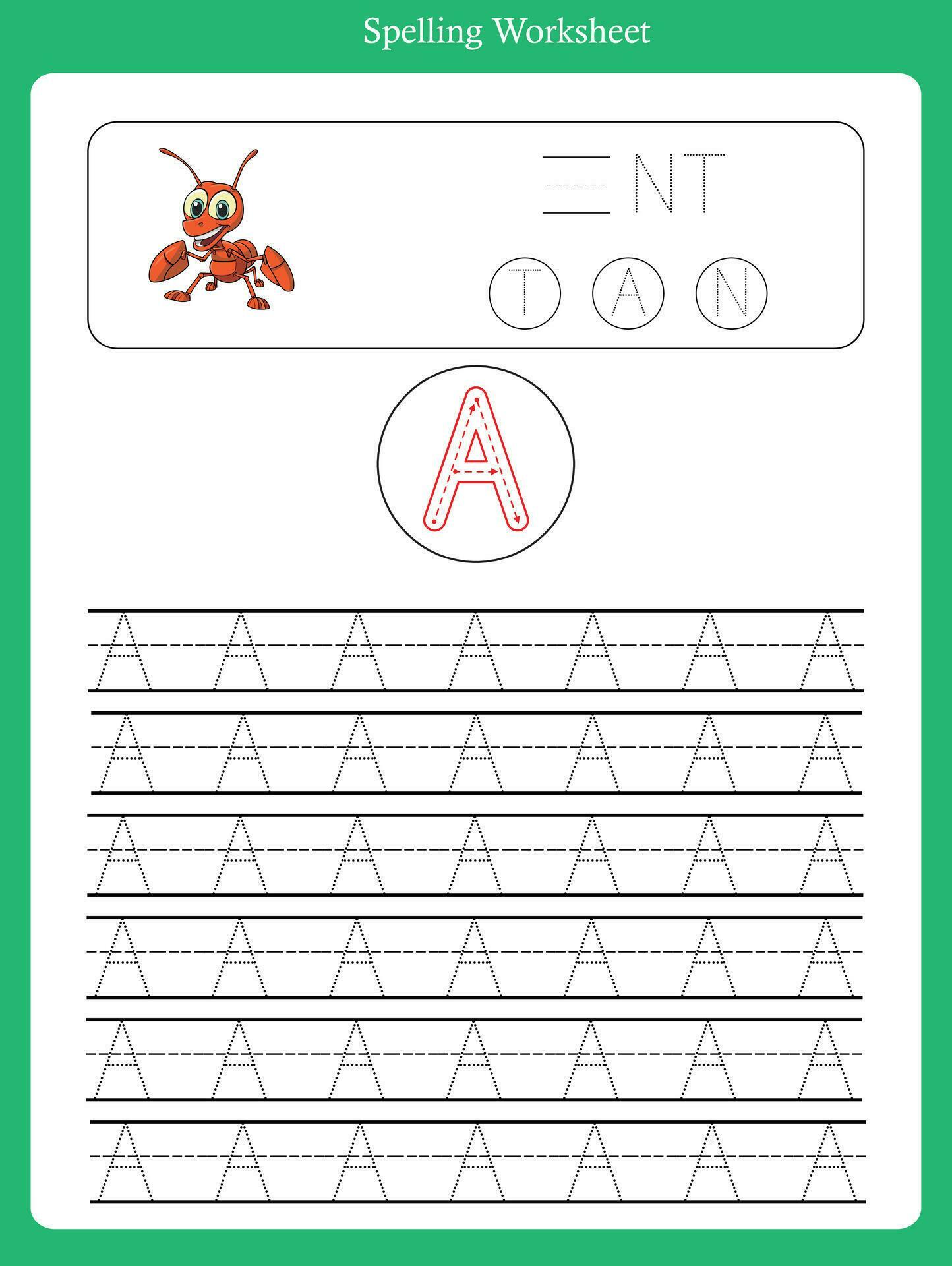 ABC Adventure,Tracing Fun for Preschoolers 26391546 Vector Art at Vecteezy