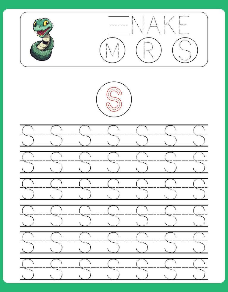 ABC Adventure,Tracing Fun for Preschoolers 26391578 Vector Art at Vecteezy