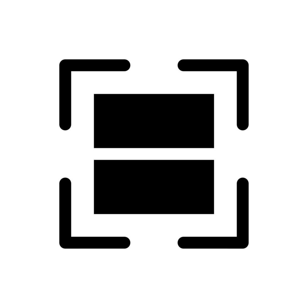 Image Translation Black Glyph Ui Icon Innovative Technology Text Recognition User Interface