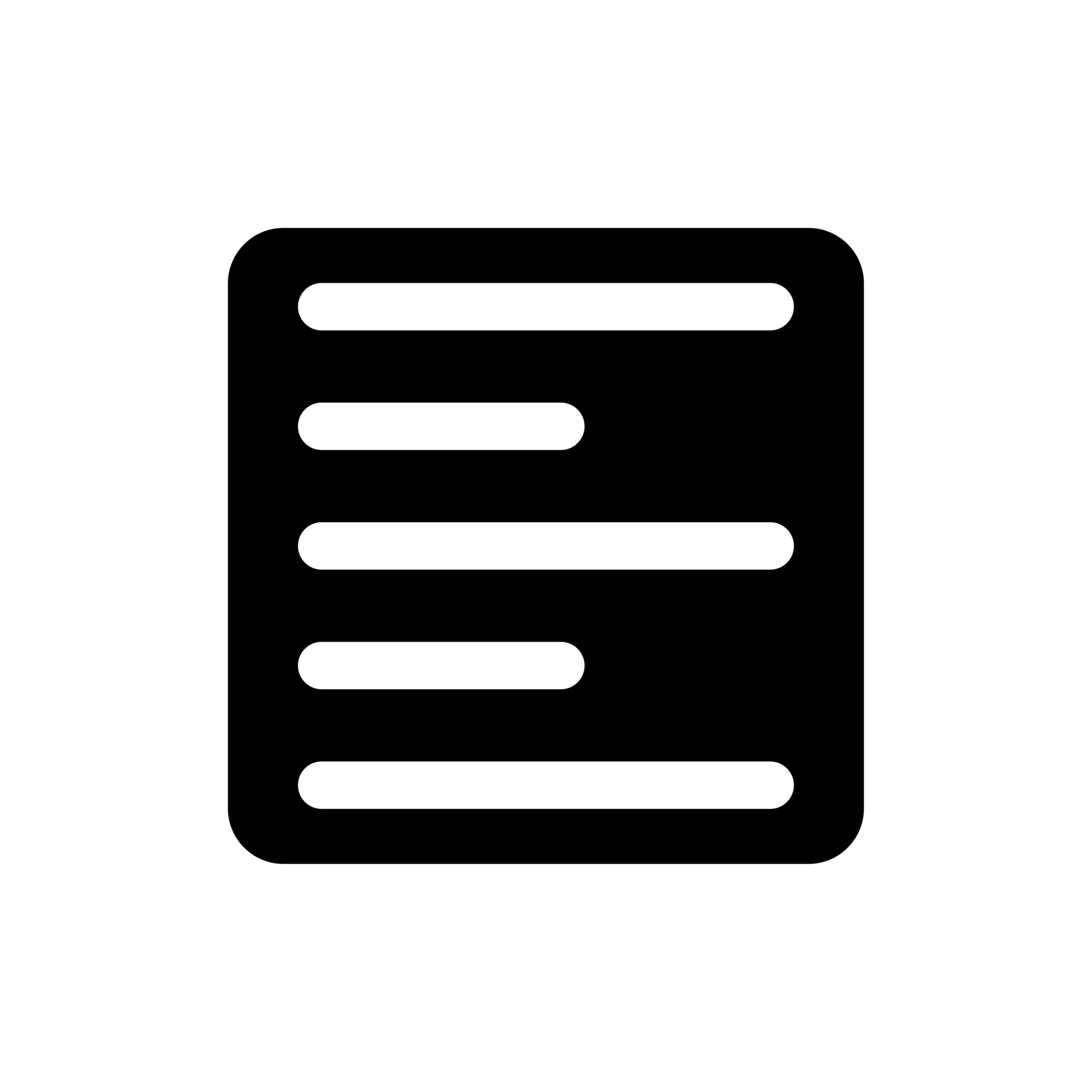 Text Black Glyph Ui Icon Full Document Translation Information And Data User Interface Design