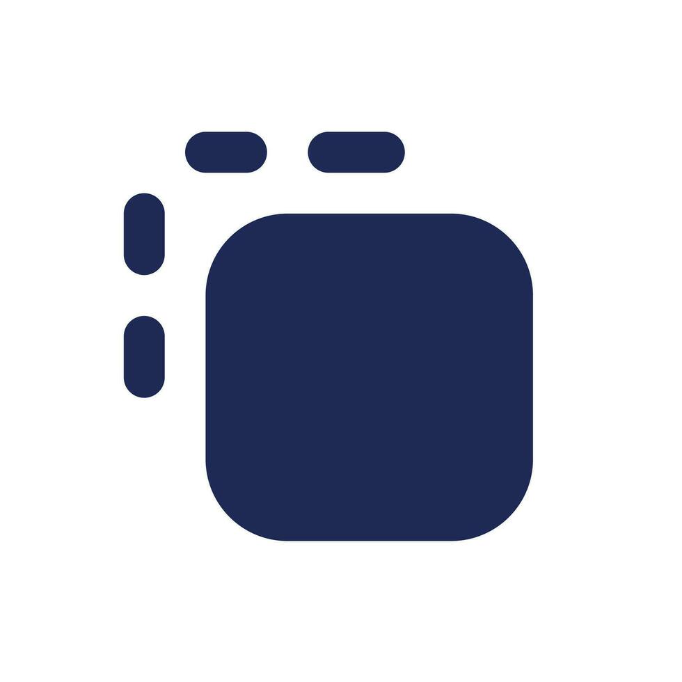 Dissolve black pixel perfect solid ui icon. Editing transition. Video effect. Post-production ...