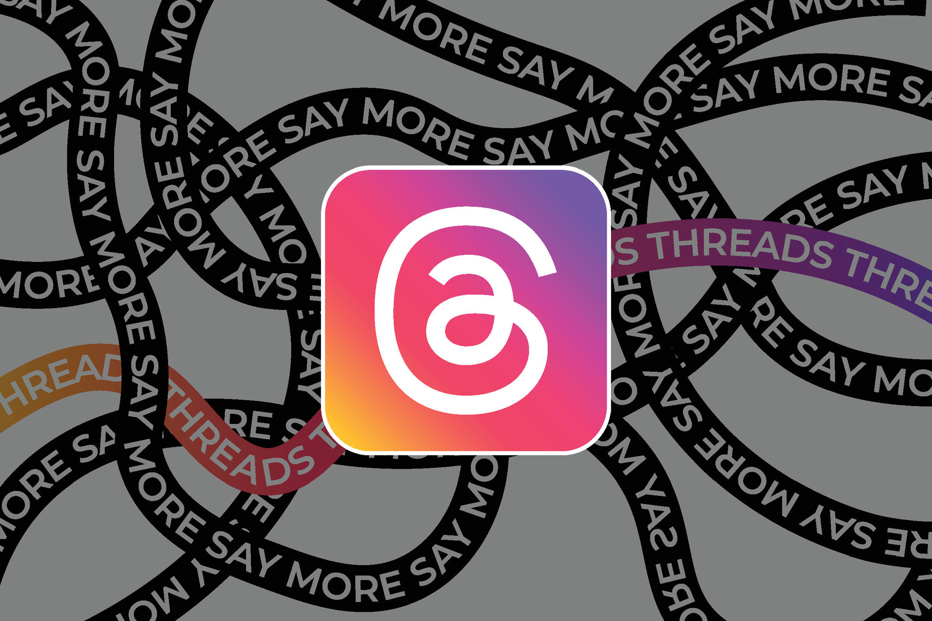 Say More Campaign by Threads Instagram App Design System, Threads logo ...