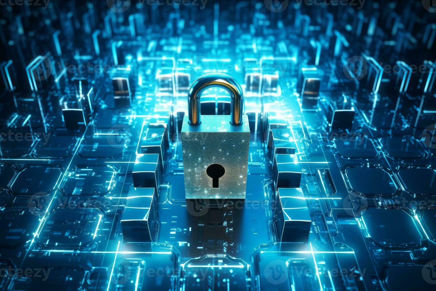 A Padlock On Top Of A Computer Keyboard Cybersecurity And Data Protection Concept 26393887