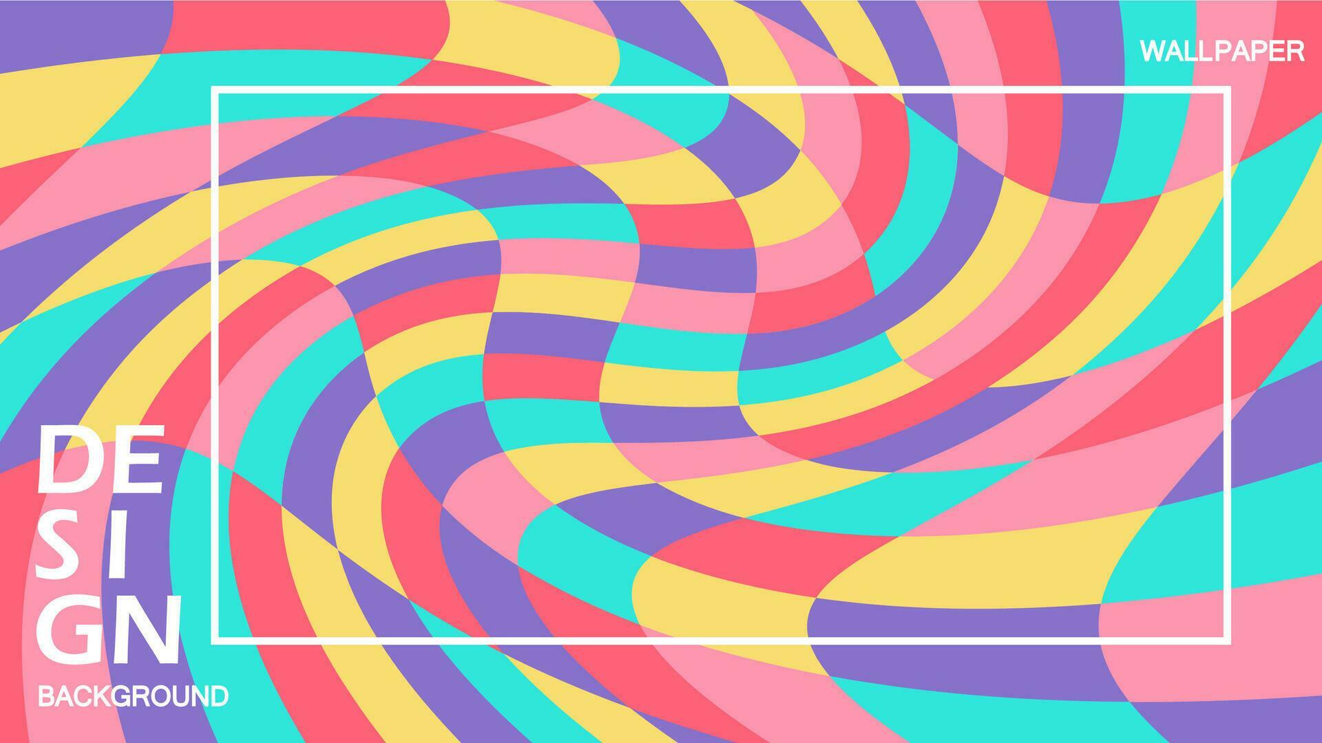 Background playful color abstract design. Wallpaper vector illustration ...