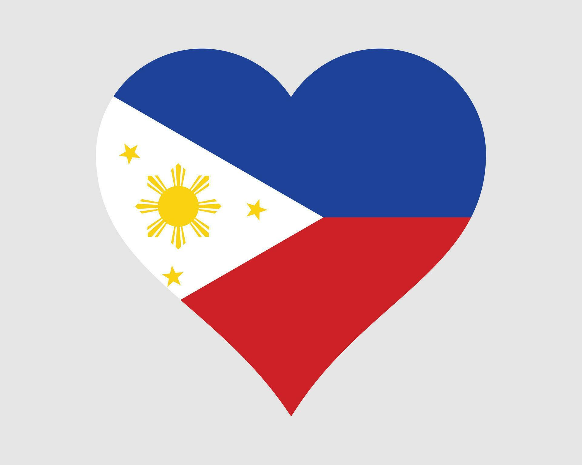 Philippines Heart Flag. Filipino Love Shape Country Nation National ... Philippines Heart Flag. Filipino Love Shape Country Nation National ...