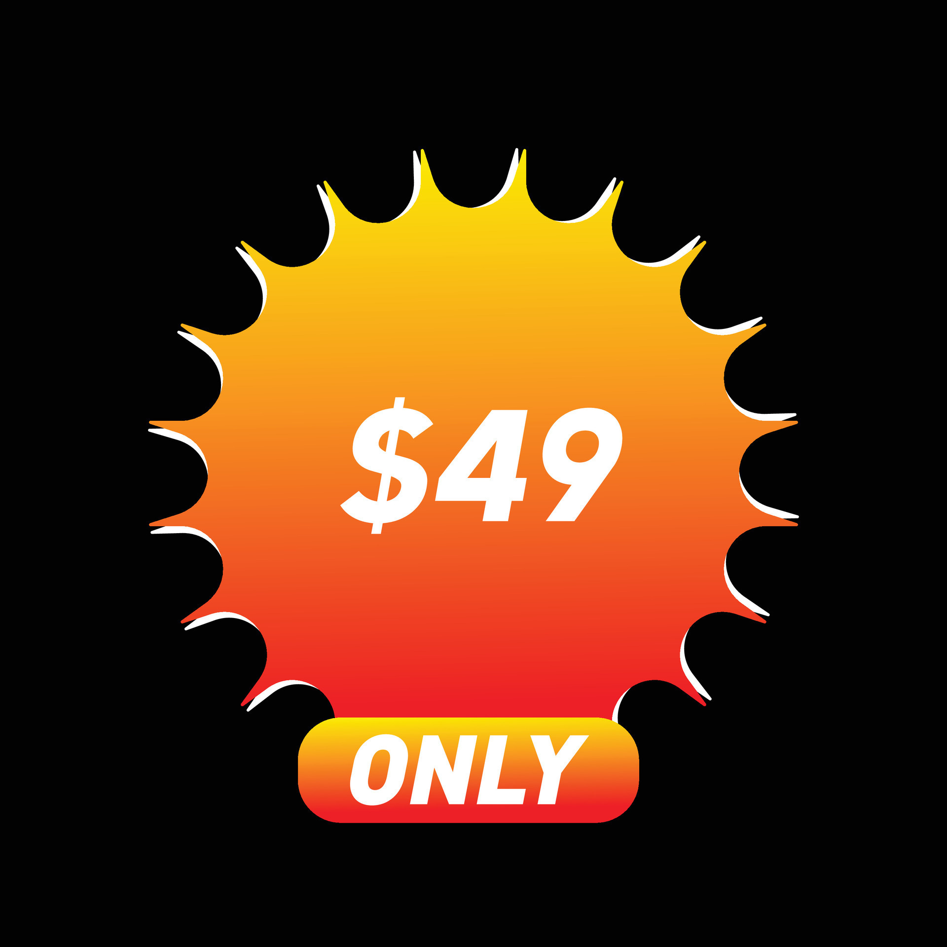 49-dollar-only-coupon-sign-or-label-26426265-vector-art-at-vecteezy