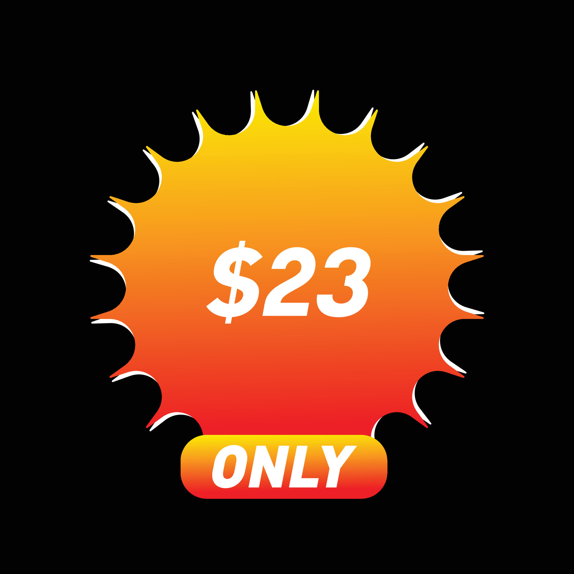 23-dollar-only-coupon-sign-or-label-26426320-vector-art-at-vecteezy
