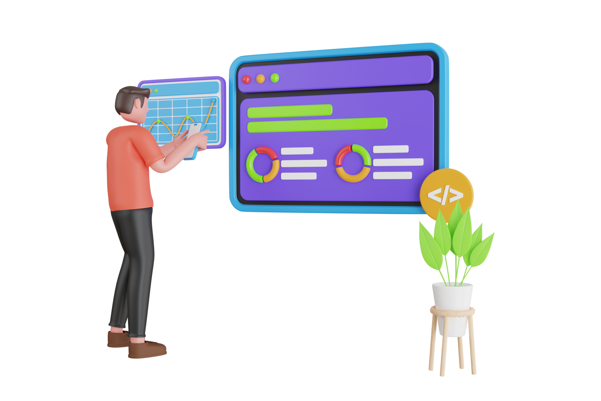 People testing the interface and usability of a application ... People testing the interface and usability of a application ...