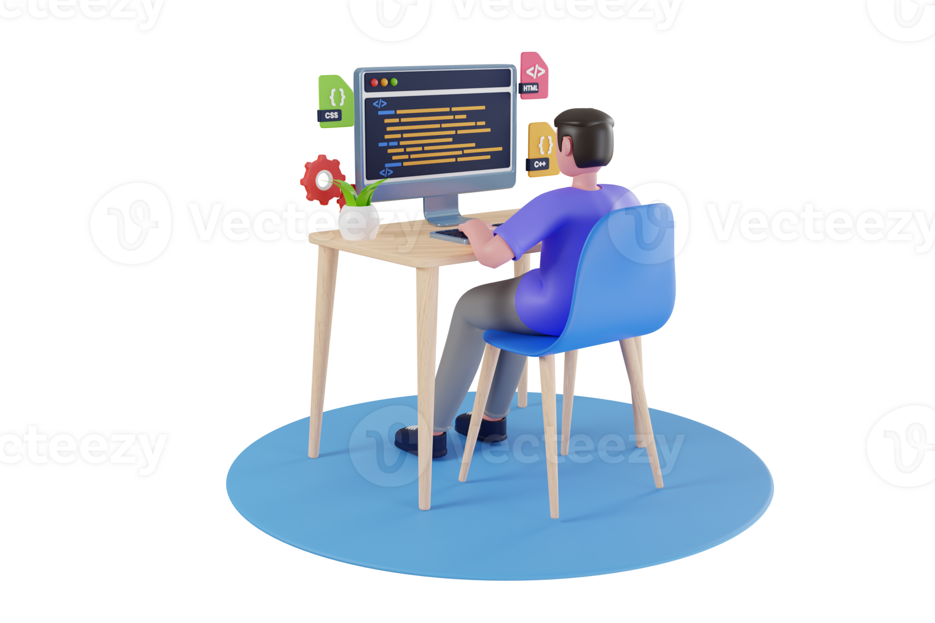 Concept Of Script Coding And Programming Web Site Programmer Coding A New Project Using