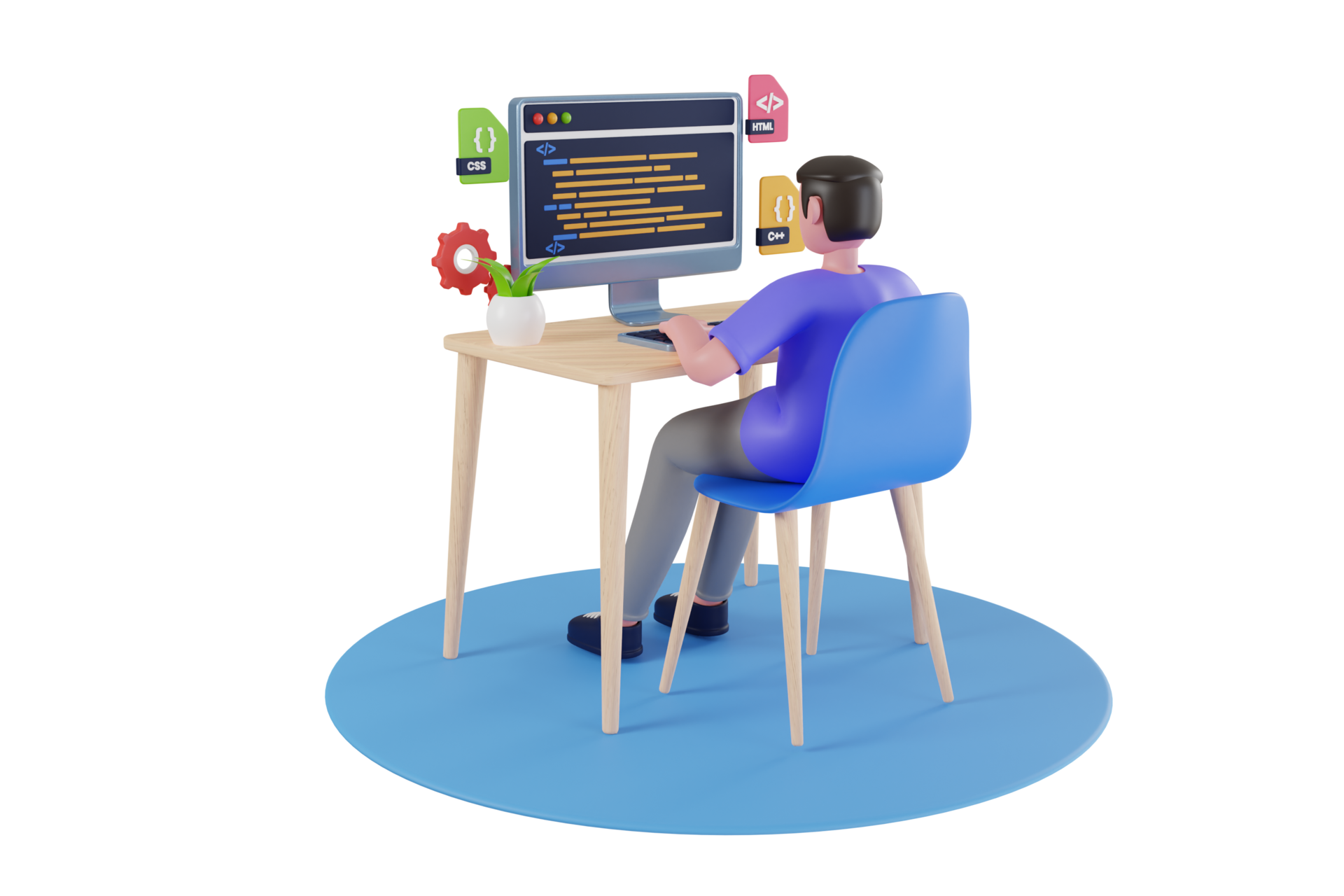 Concept Of Script Coding And Programming Web Site Programmer Coding A New Project Using 2476