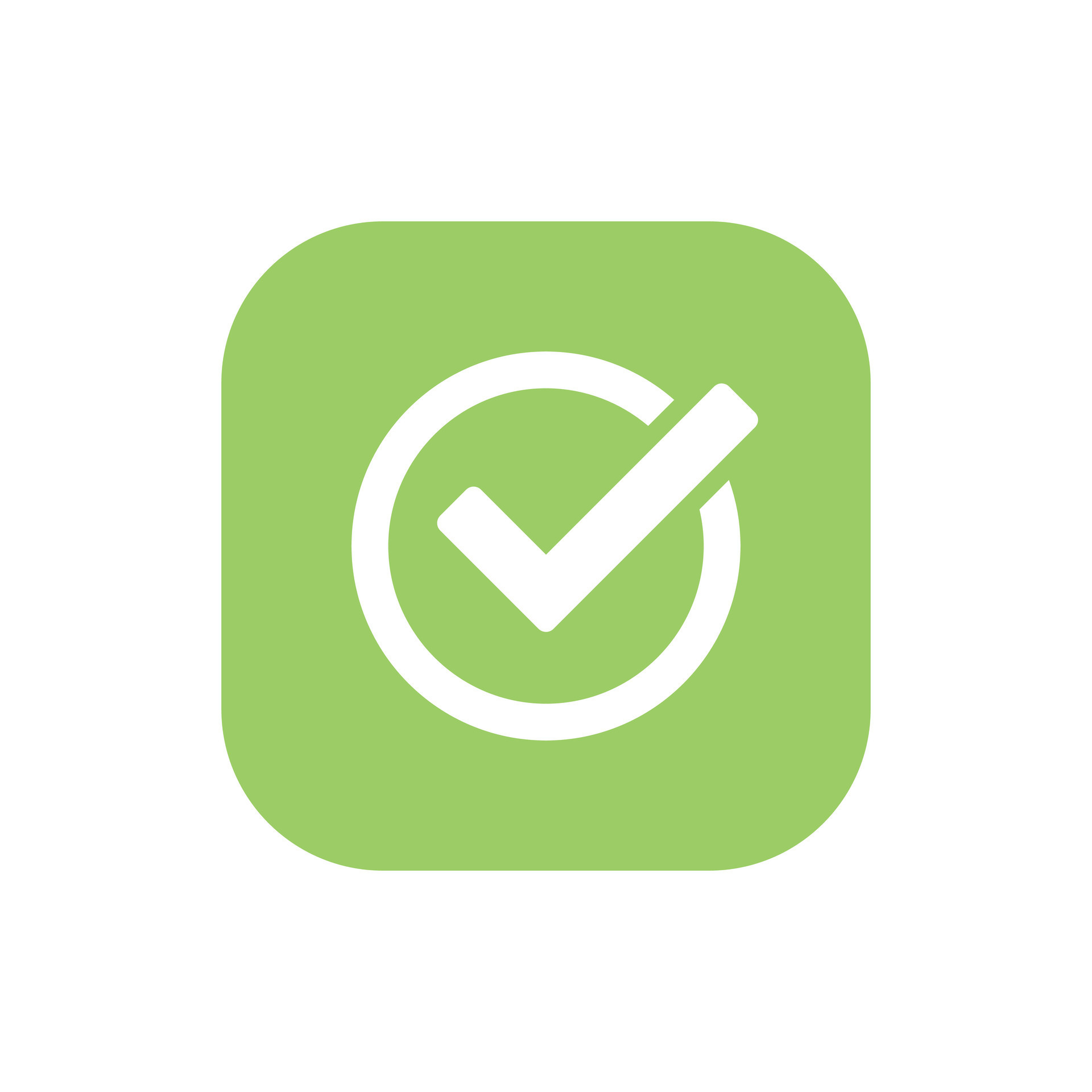 Checkbox, check, checkmark icon vector isolated on a square background ...