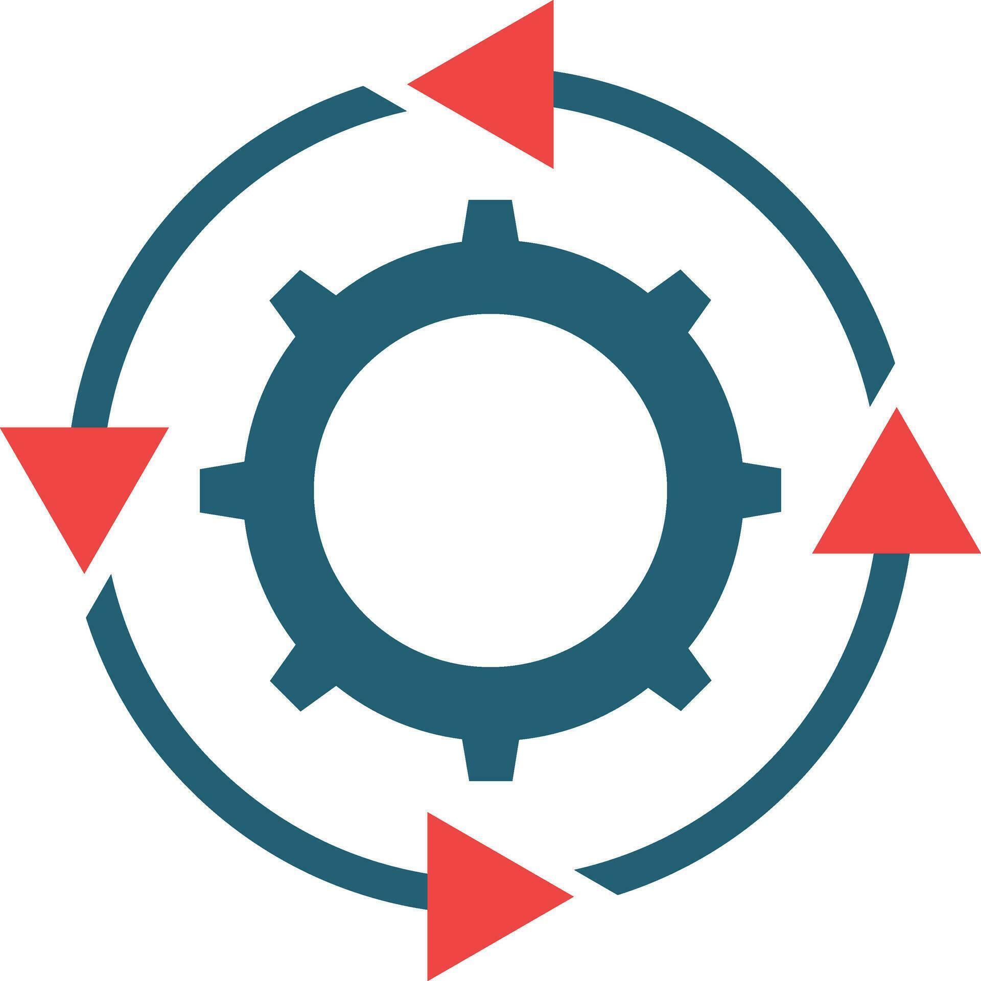 Process Vector Glyph Two Color Icon For Personal And Commercial Use ...