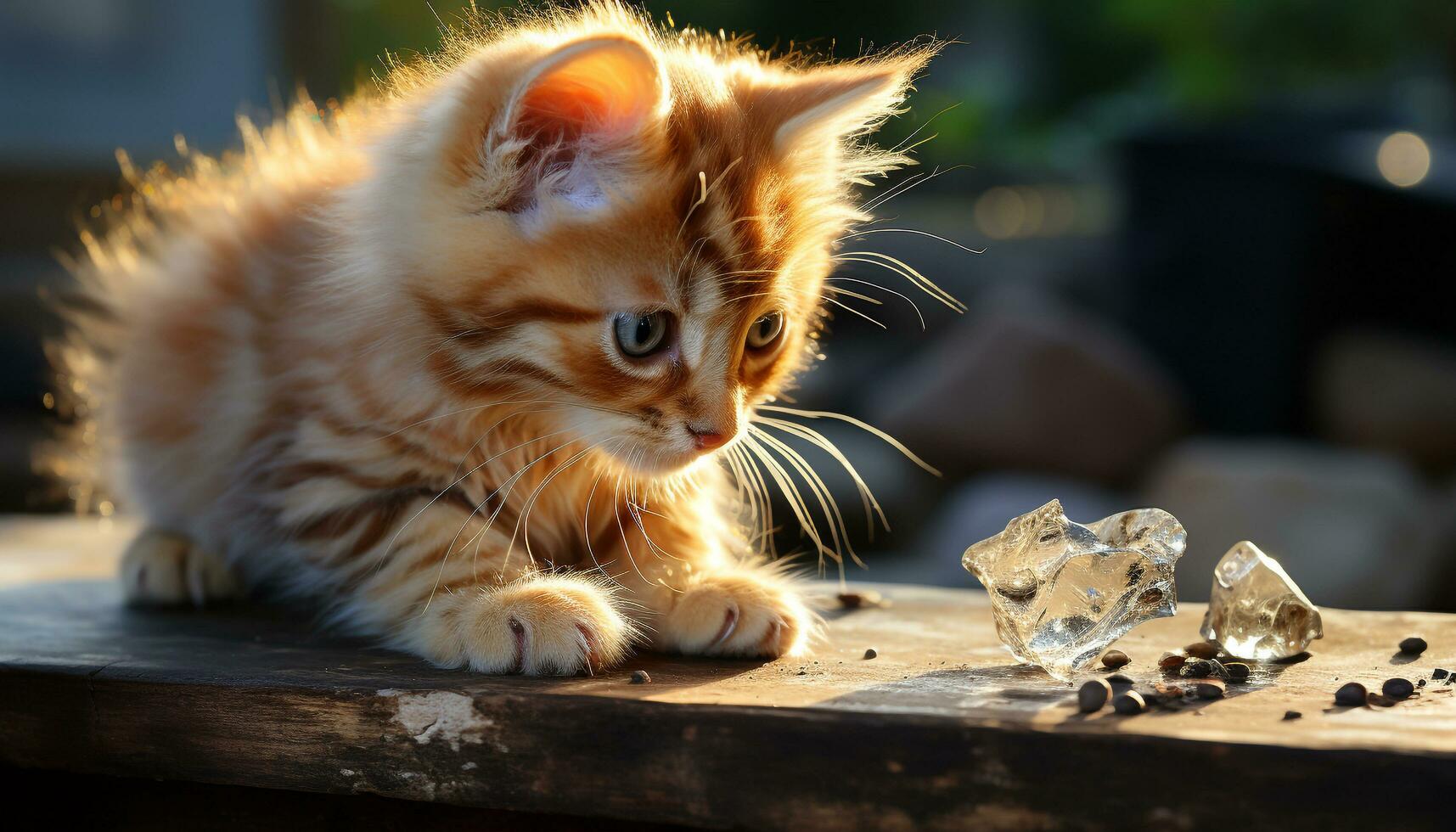 Cute Fluffy Kitten Wallpaper