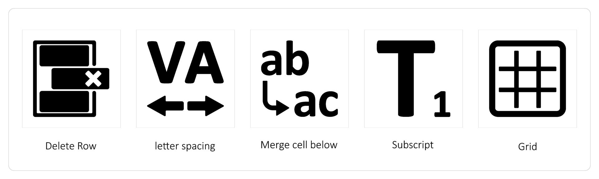 Delete Row, letter spacing 26446772 Vector Art at Vecteezy Delete Row, letter spacing 26446772 Vector Art at Vecteezy