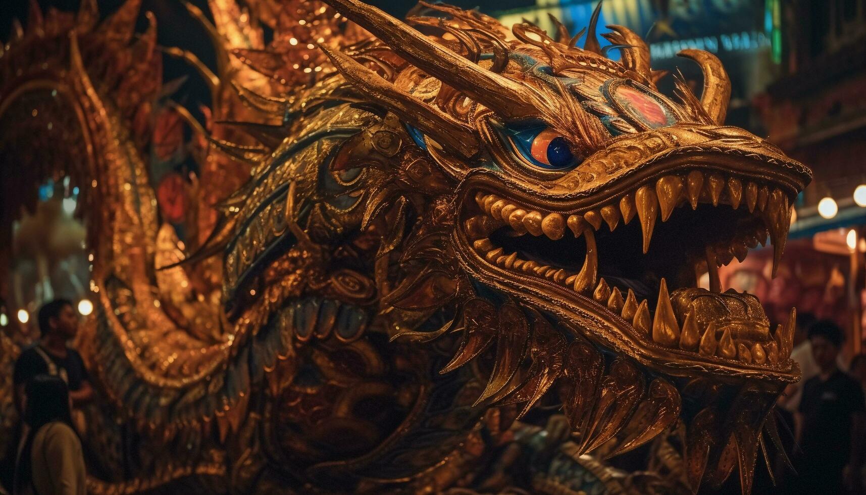 Ancient Chinese Dragon Sculptures