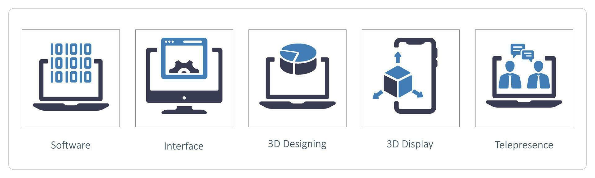 Software, interface and 3D Designing 26450618 Vector Art at Vecteezy