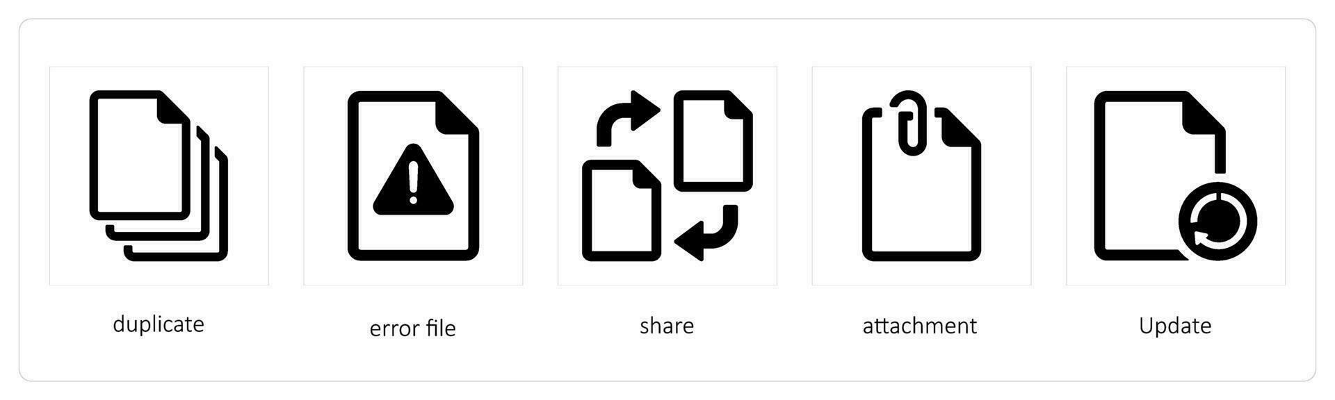 Duplicate Error File Share 26451785 Vector Art At Vecteezy