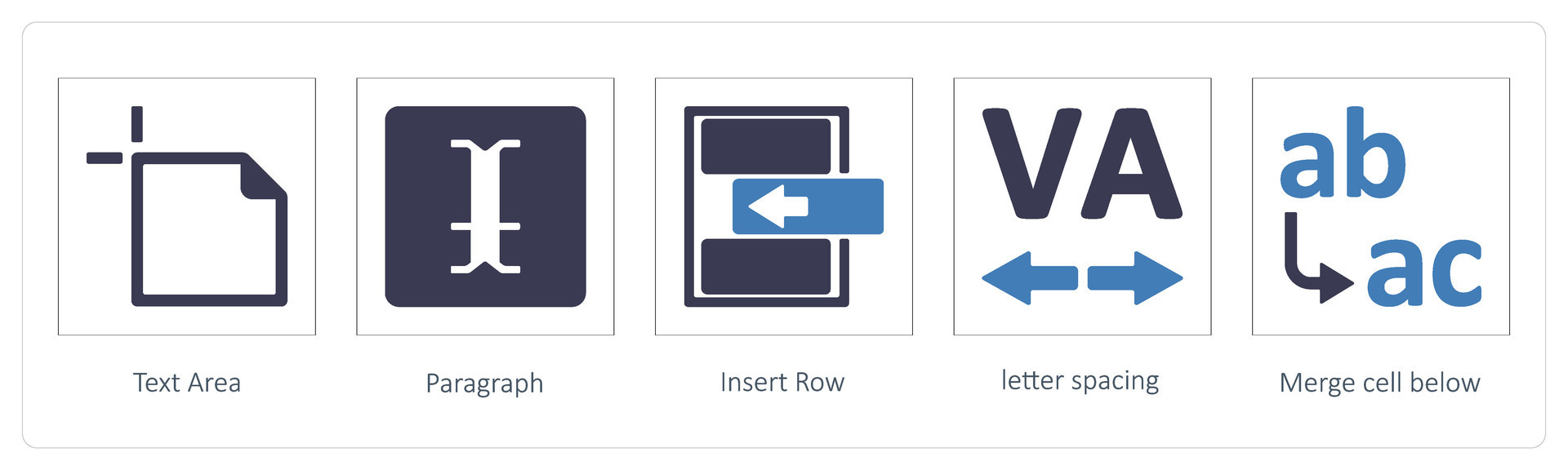 Text Area, Paragraph, Insert Row 26452263 Vector Art at Vecteezy