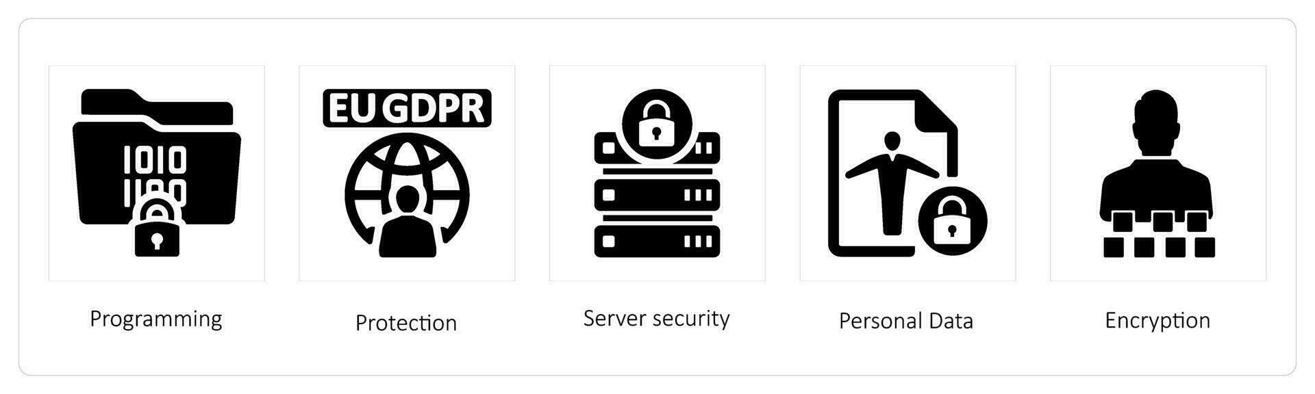 Programming, Protection, hosting 26452467 Vector Art at Vecteezy