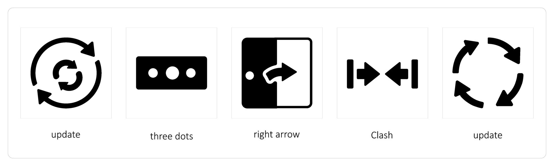 update, three dots 26454143 Vector Art at Vecteezy