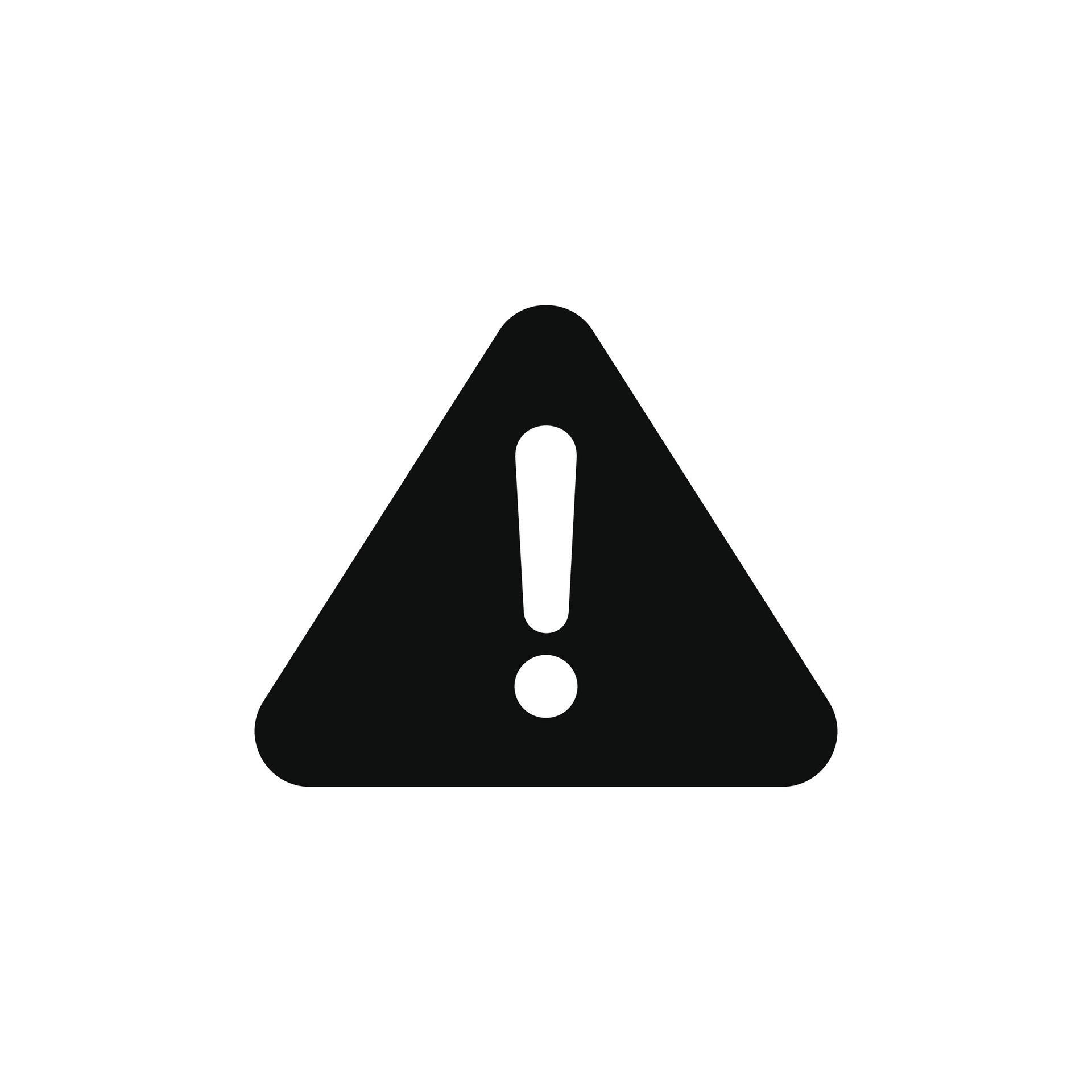 Caution icon isolated on white background 26455602 Vector Art at Vecteezy