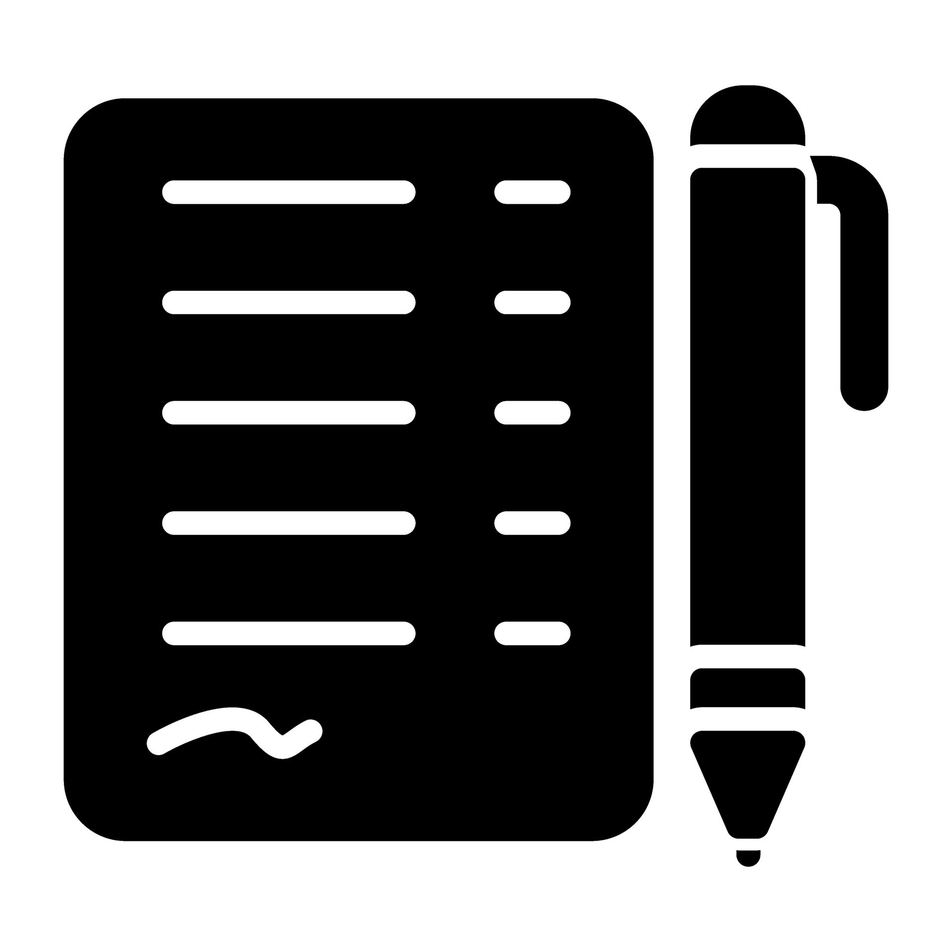 Document Signed Vector Icon 26455968 Vector Art at Vecteezy